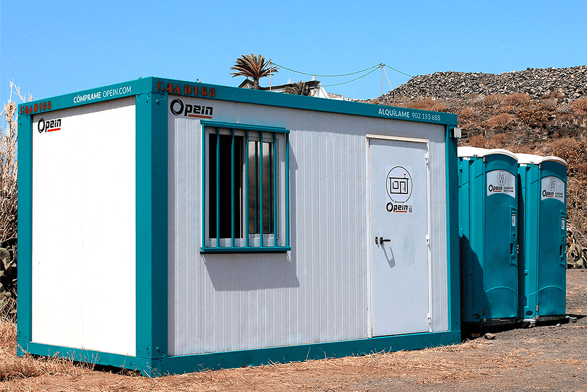 Caseta de obra - Opein | Alquiler de máquinas y herramientas