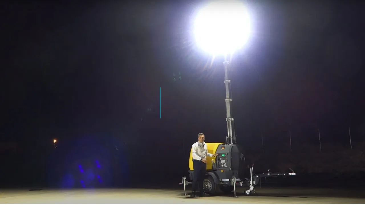 Torres de iluminación Led – Atlas Copco | Opein